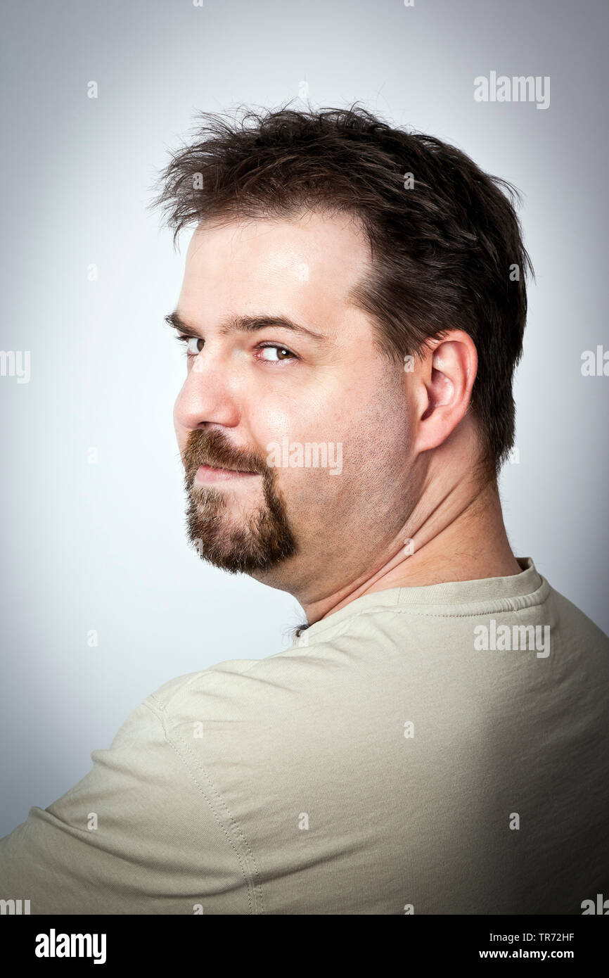 Head and shoulders of male with goatee hi-res stock photography and ...