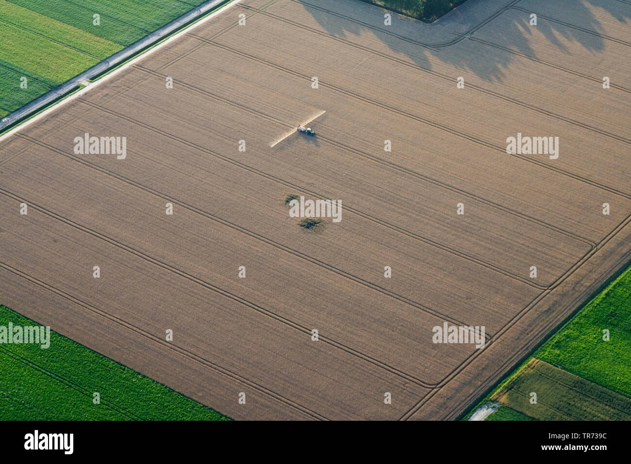 Aerial photo of rural aereas in Friesland, Netherlands, Frisia Stock ...