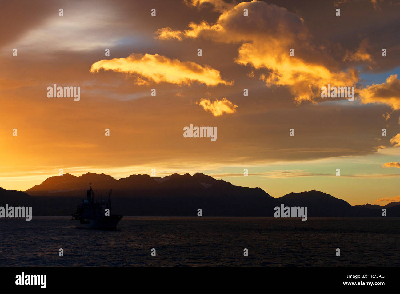 Grytviken harbor south georgia hi-res stock photography and images - Alamy