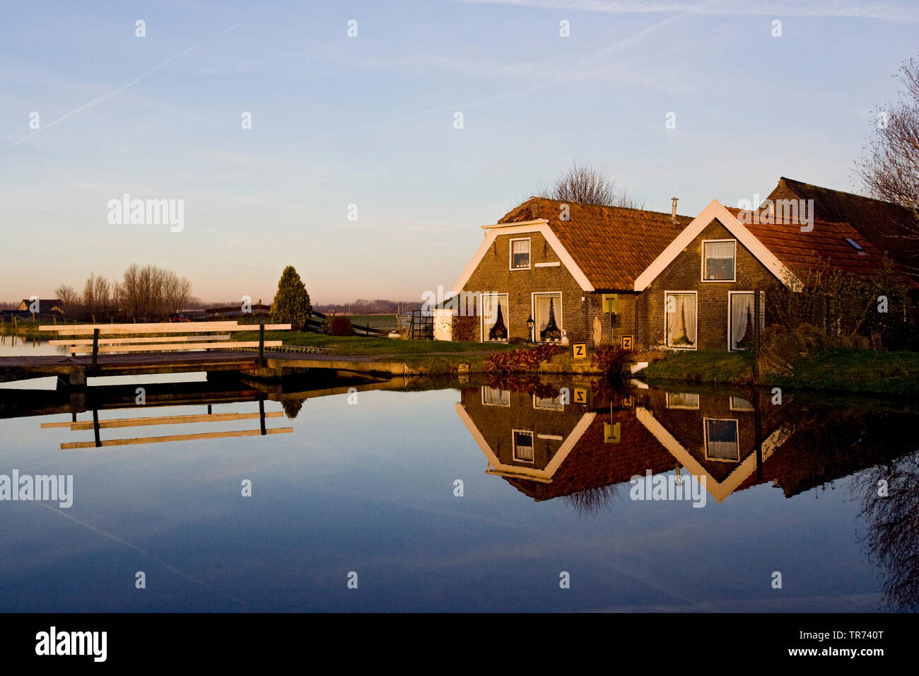 Dutch farm at Stompwijk, Netherlands Stock Photo - Alamy