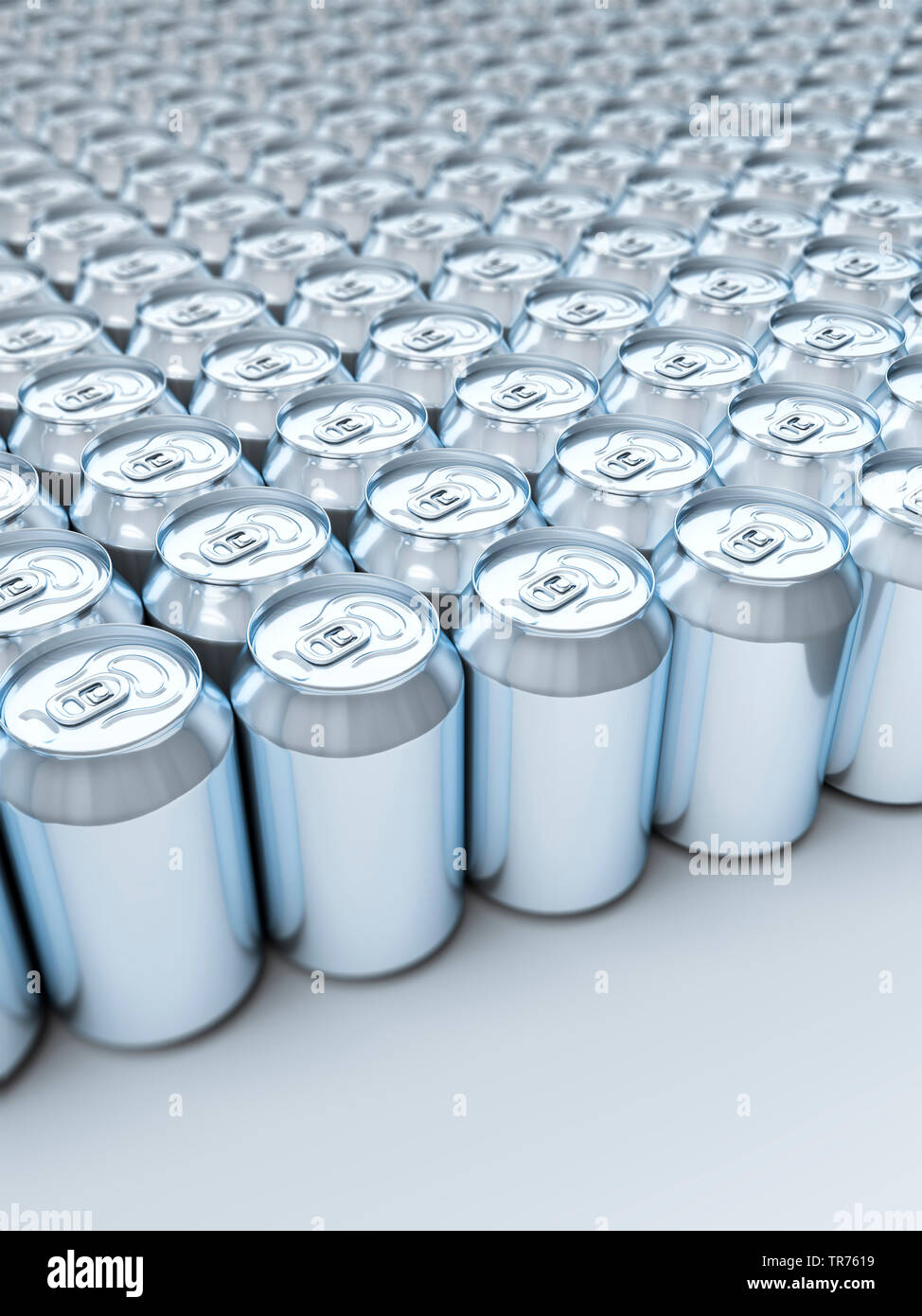 many silver soda cans Stock Photo - Alamy