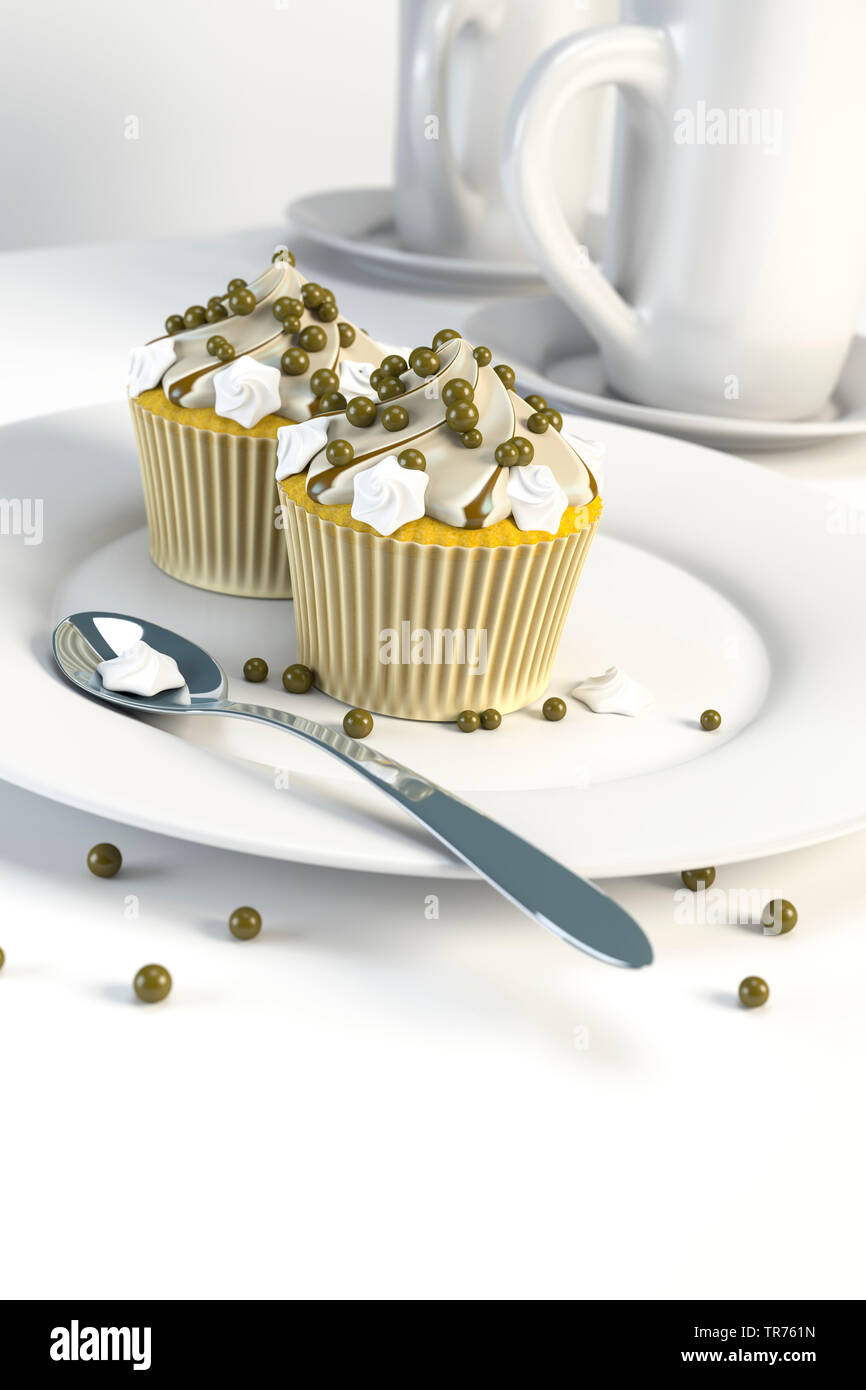 Duo of cupcakes hi-res stock photography and images - Alamy