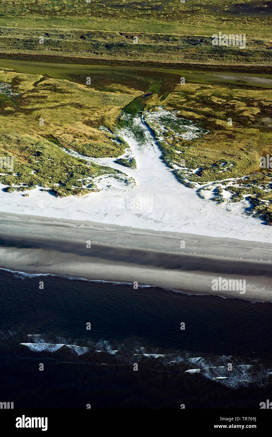 dunes, aerial photo, Netherlands Stock Photo - Alamy