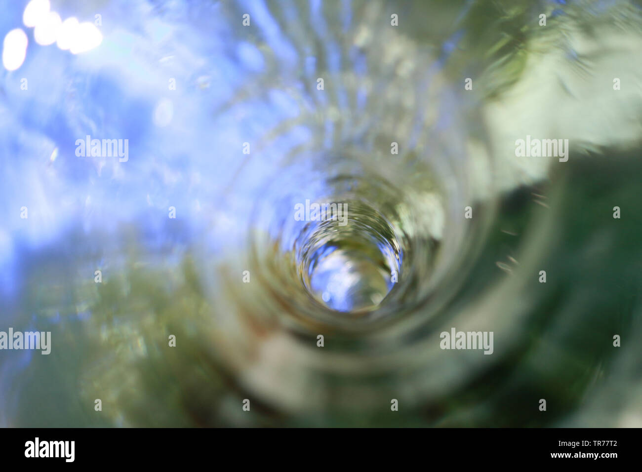 Top view of Whirlpool with neon light Stock Photo - Alamy