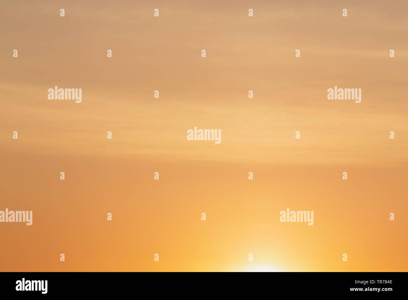 abstract natural background: view of sky with rising sun Stock Photo ...