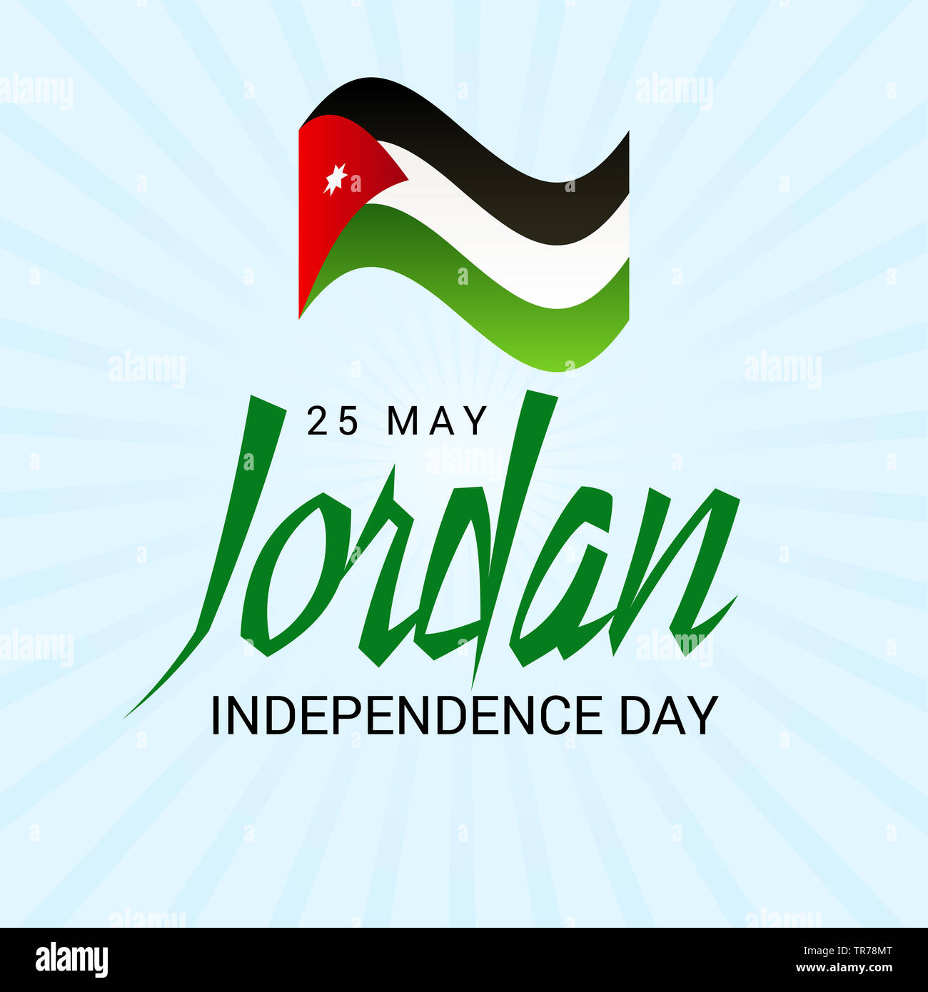 Editable vector jordan country flag hi-res stock photography and images ...