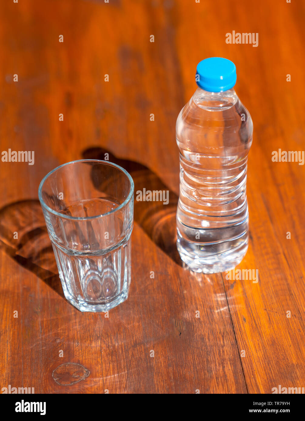 Drinking water in plastic bottle hi-res stock photography and images ...