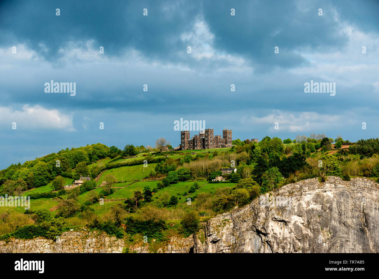 Riber Castle in Derbyshire Stock Photo - Alamy