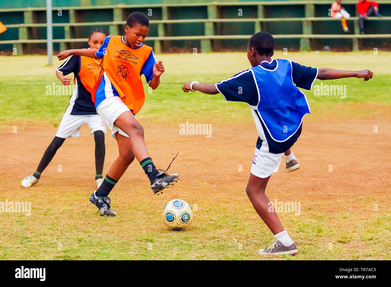 African Boys Girl Soccer High Resolution Stock Photography and Images ...
