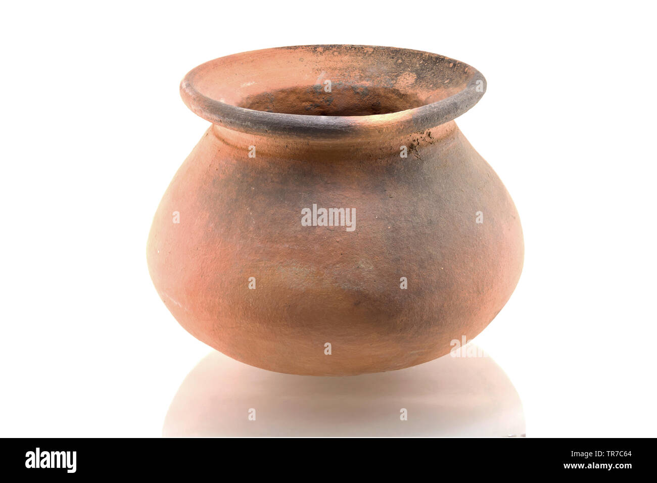 Orange jar isolated on white background Stock Photo - Alamy