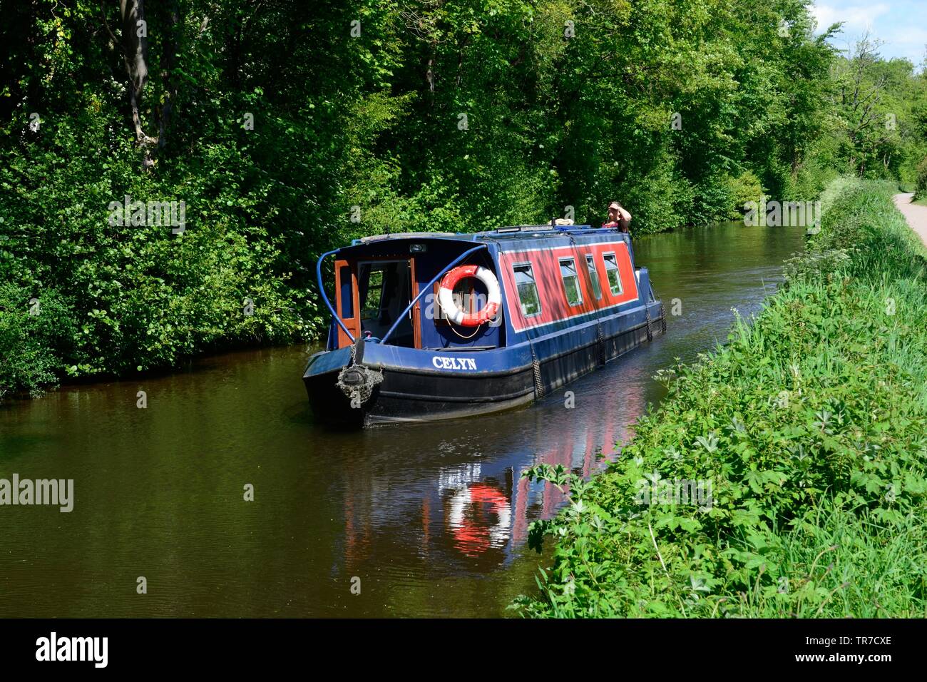 Brecon beacons canal boat hi-res stock photography and images - Alamy