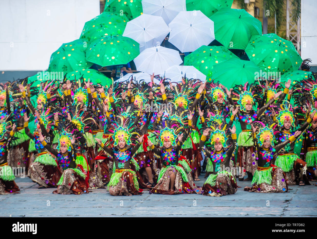 Participants in the Sinulog festival in Cebu city Philippines Stock Photo - Alamy