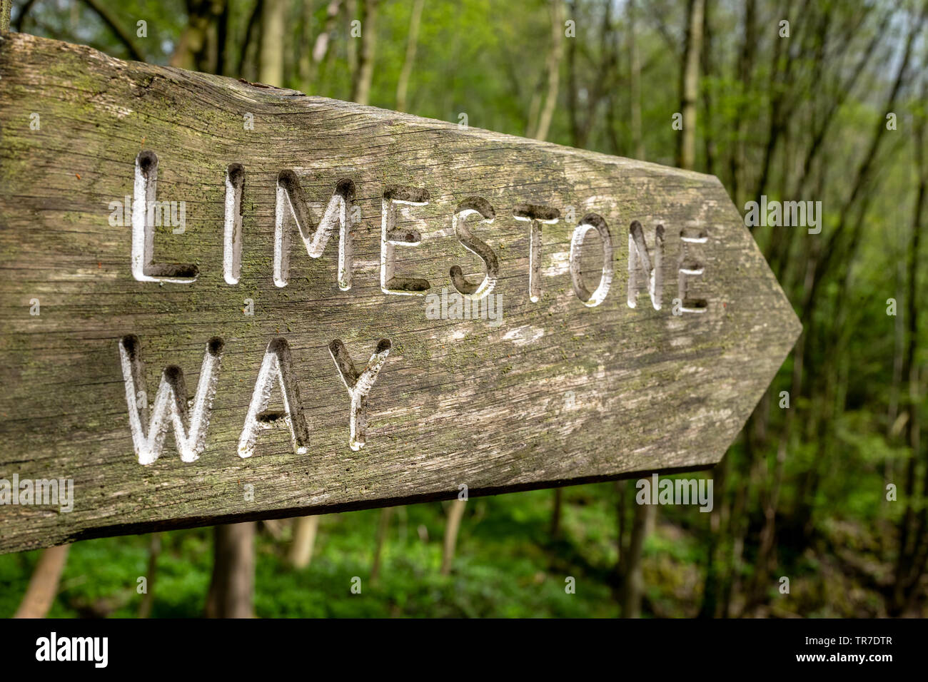 The Limestone Way in the Peak District Stock Photo - Alamy