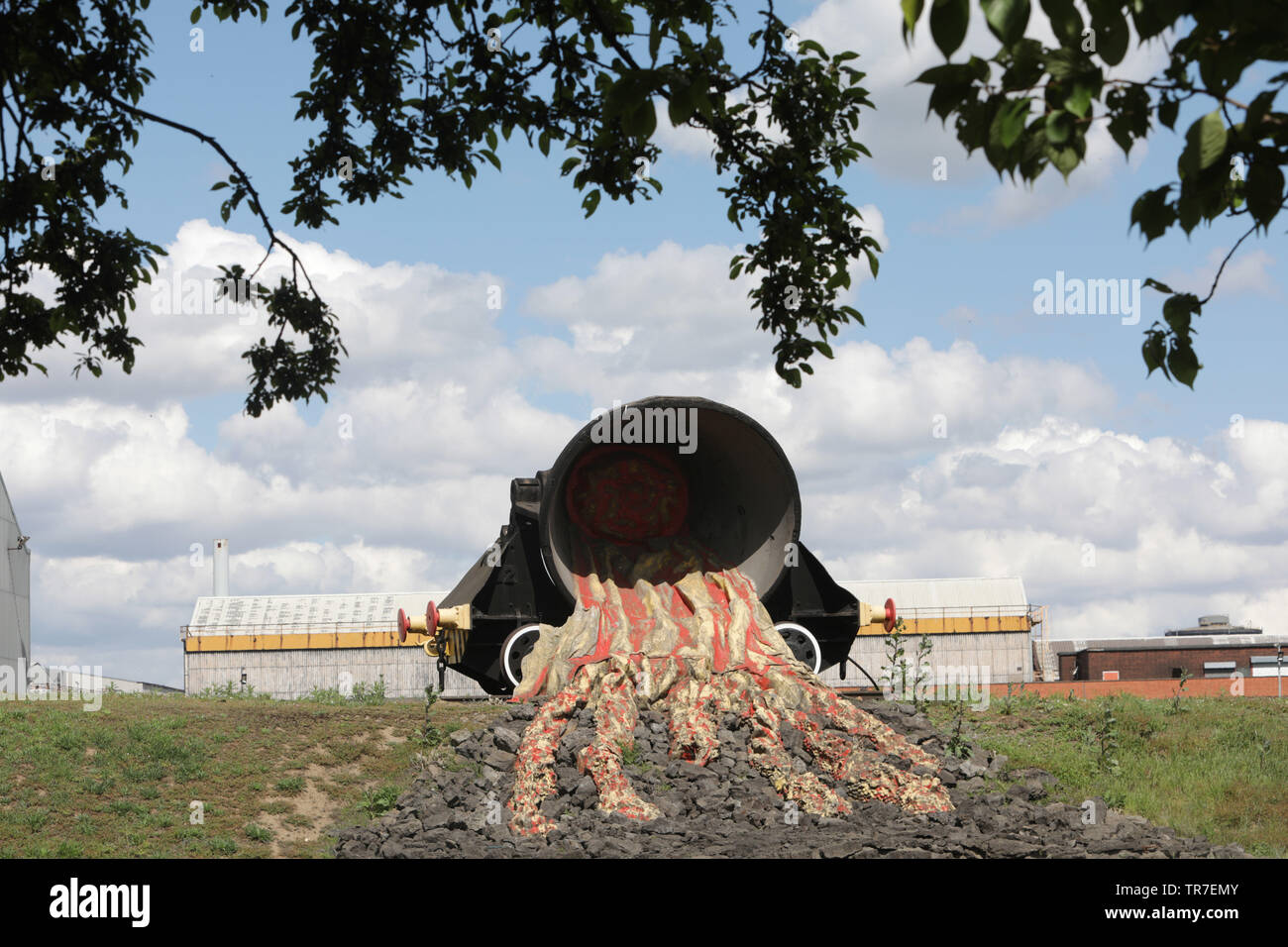 British Steel, Scunthorpe which has been taken into into administration ...