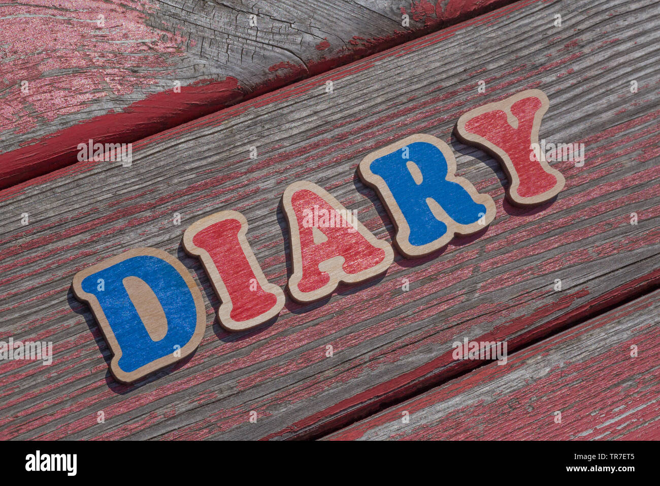Word diary hi-res stock photography and images - Alamy