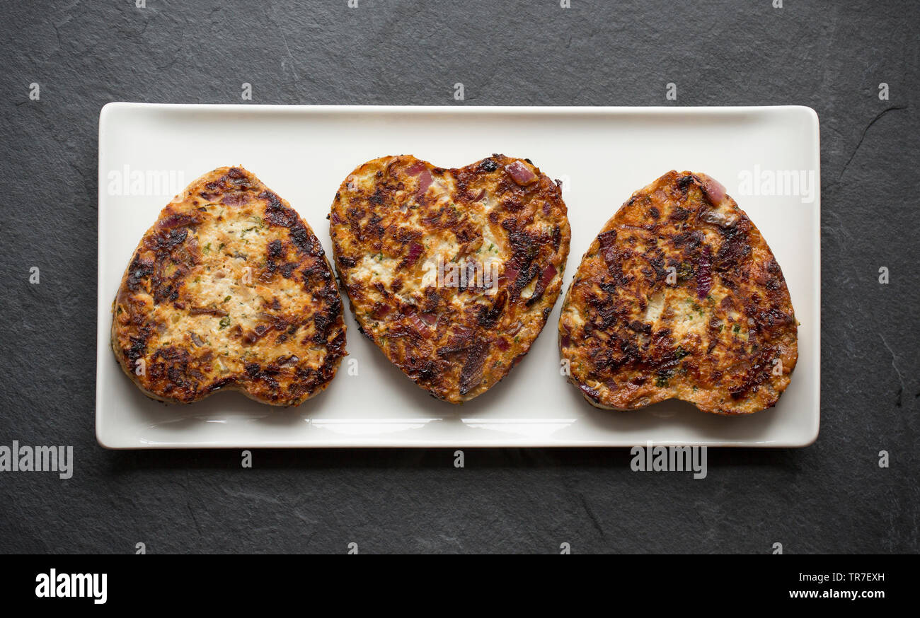 Minced turkey fillet meat bought from a supermarket in the UK that has ...