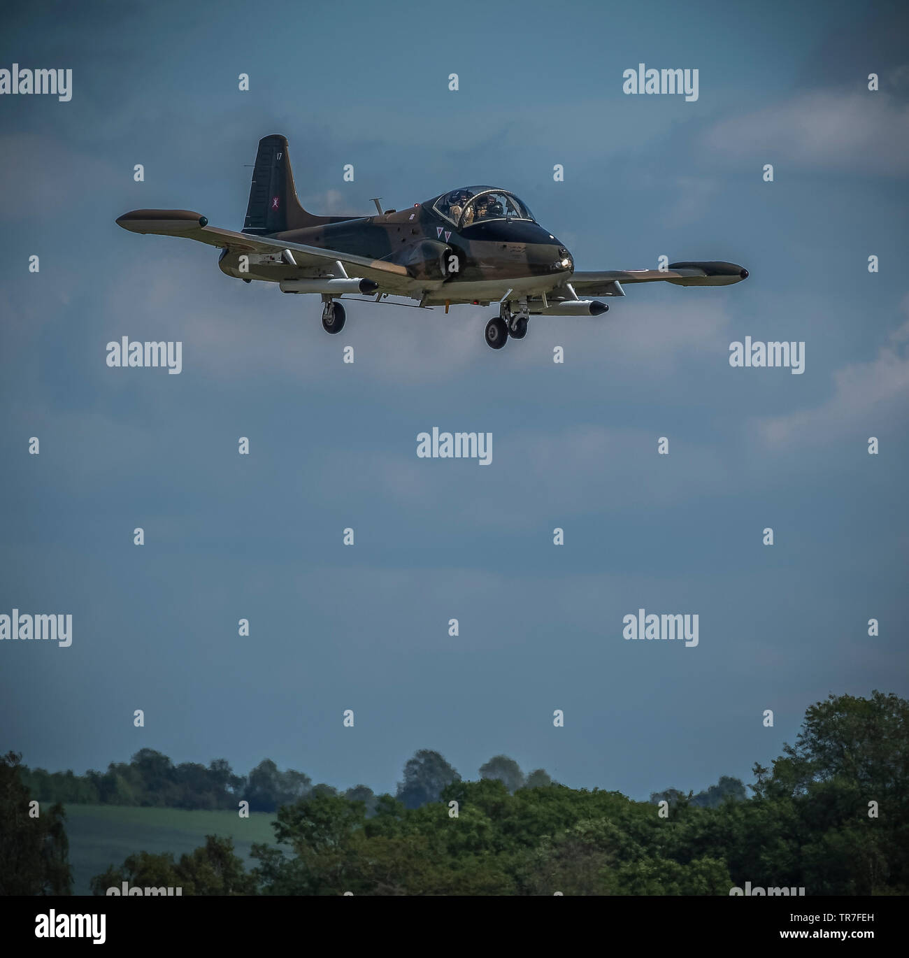 Jet Provost Landing Stock Photo - Alamy