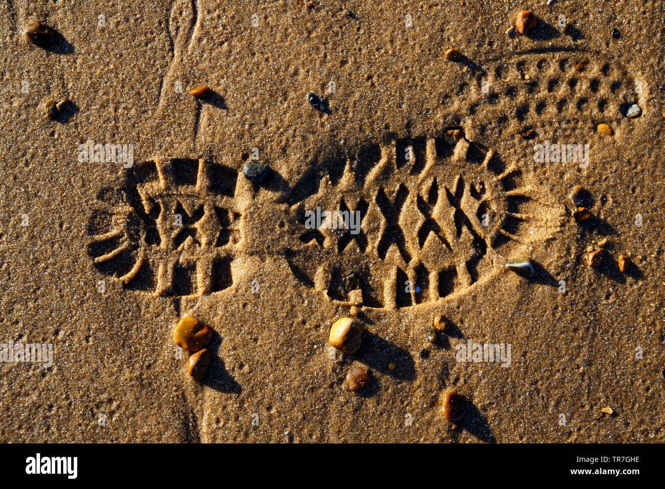 Female footprints hi-res stock photography and images - Alamy