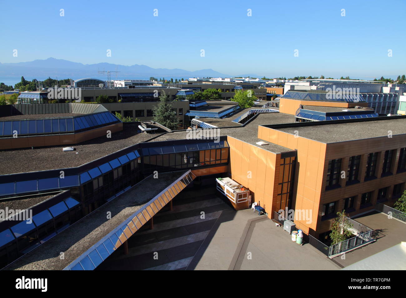 The Ecole polytechnique fédérale de Lausanne (EPFL), the research institute and university in ...