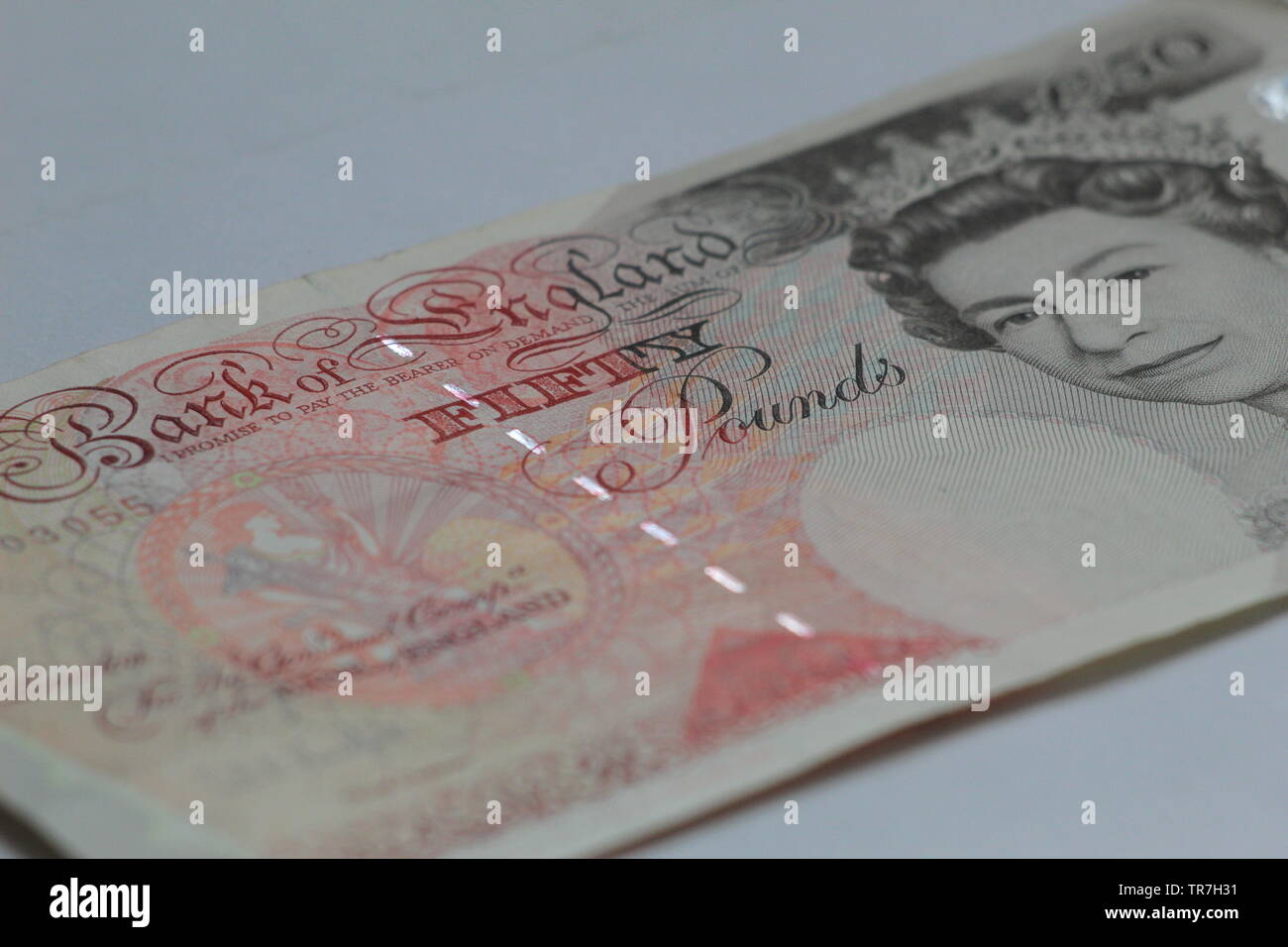 Discontinued Fifty Pound Note Stock Photo - Alamy