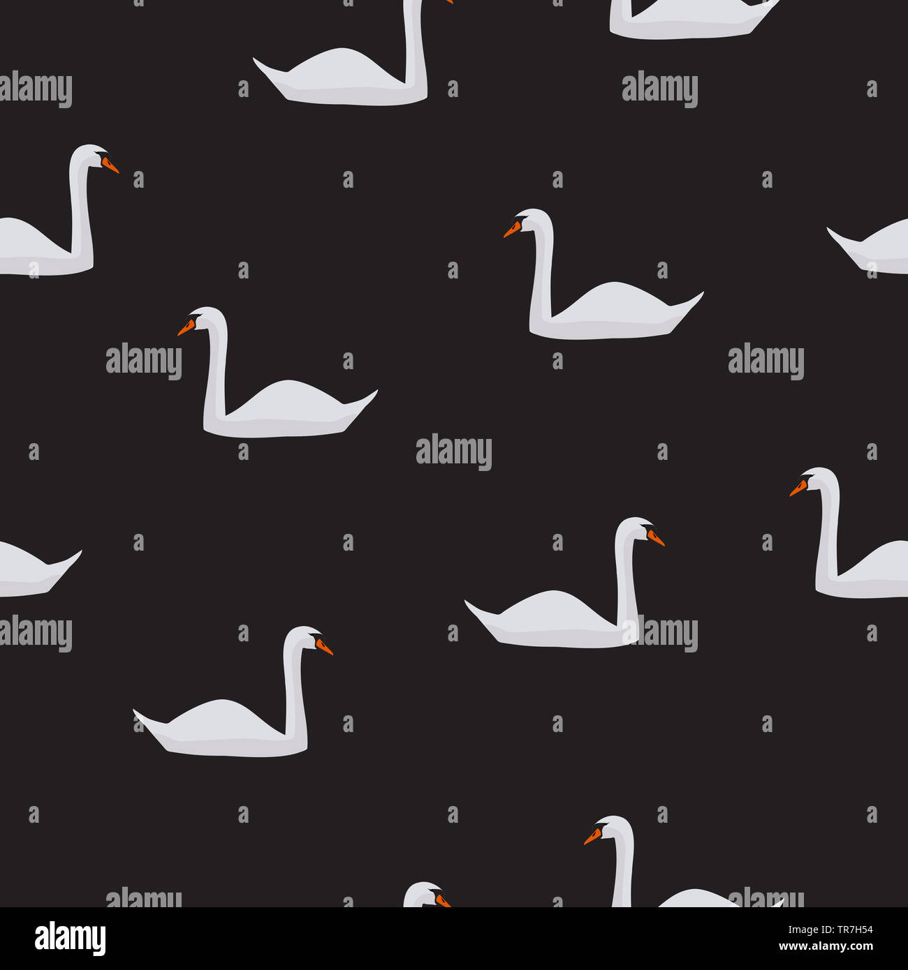 Swan motif hi-res stock photography and images - Alamy