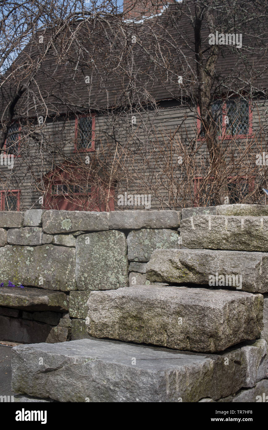 Salem witch trials memorial in Historic coastal city of Salem in ...