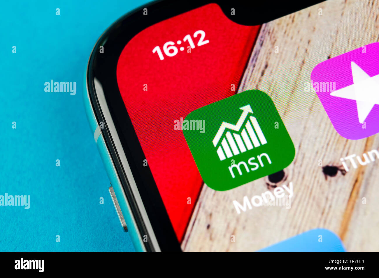 Sankt-Petersburg, Russia, September 19, 2018: Microsoft MSN money ...