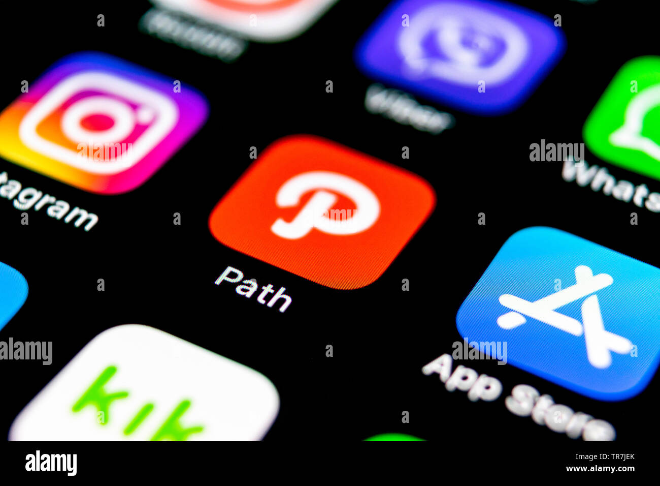 Social network app path hi-res stock photography and images - Alamy