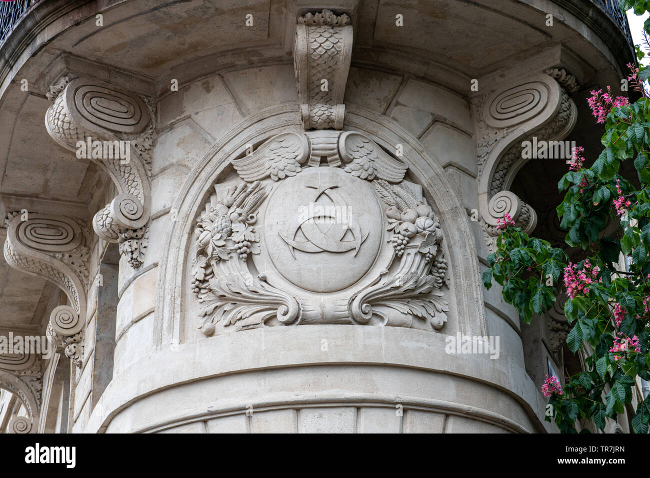 Bordeaux Symbol of Three Interlocking Crescents in Bordeaux, France ...