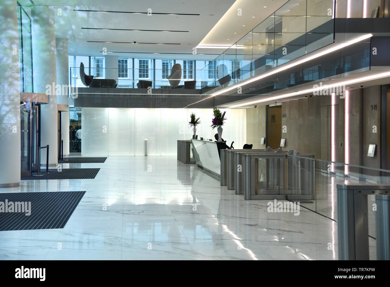 Foyer of the walkie Talkie building Stock Photo - Alamy