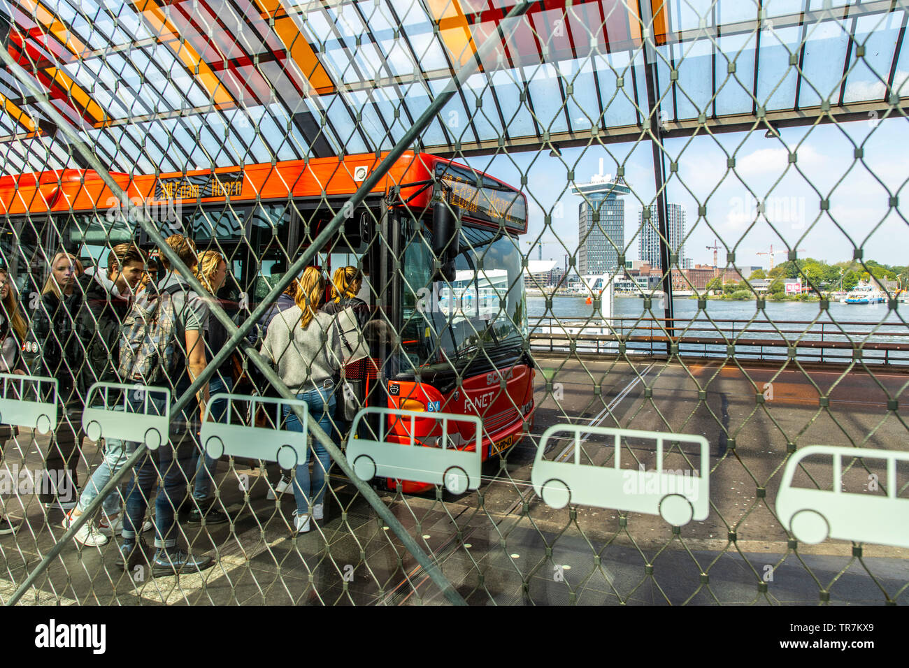 Amsterdam, Netherlands, Central Bus Station, right next to Amsterdam ...