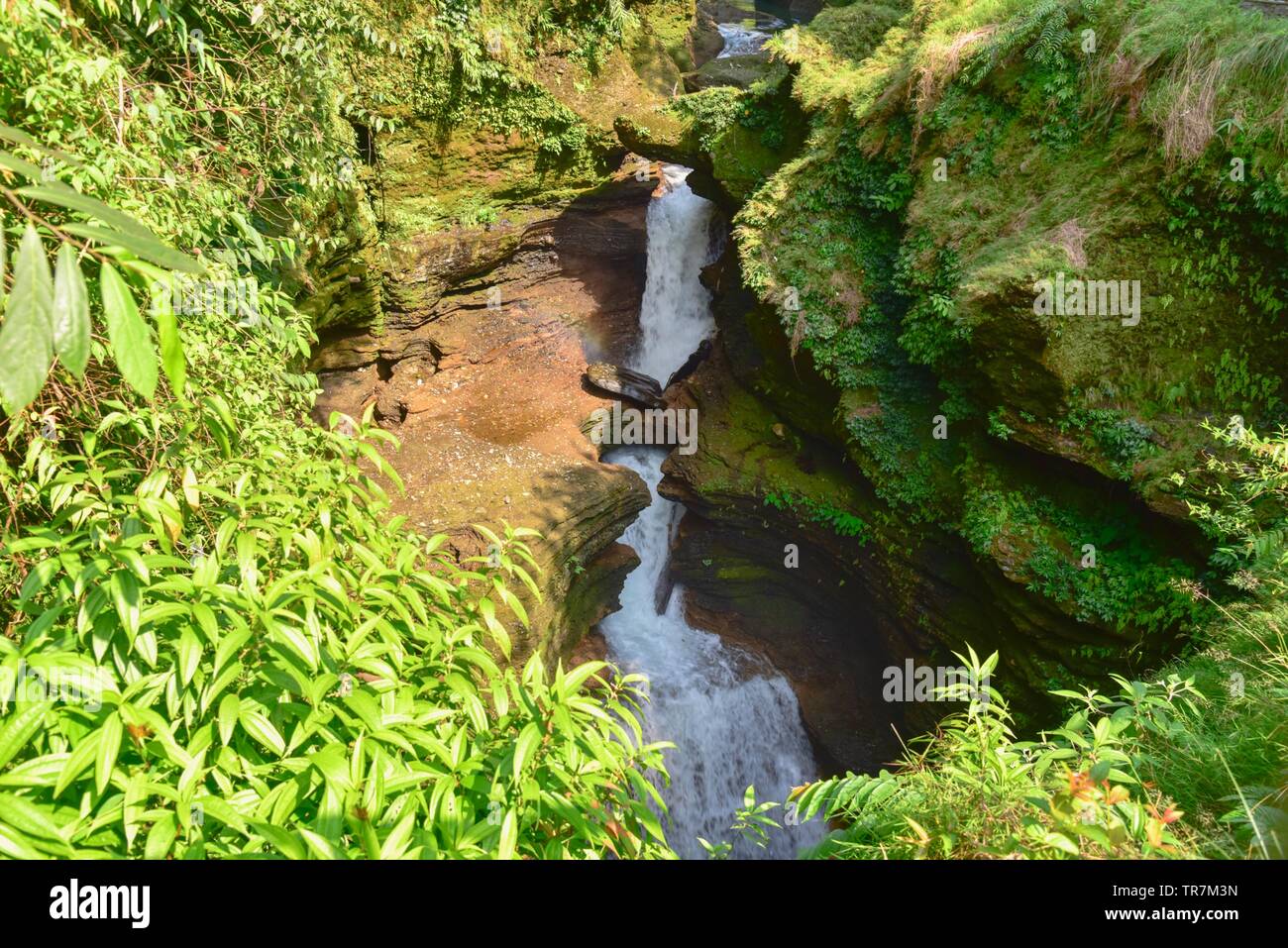 Beautiful Scenery of Devi's Falls in Pokhara, Nepal Stock Photo - Alamy