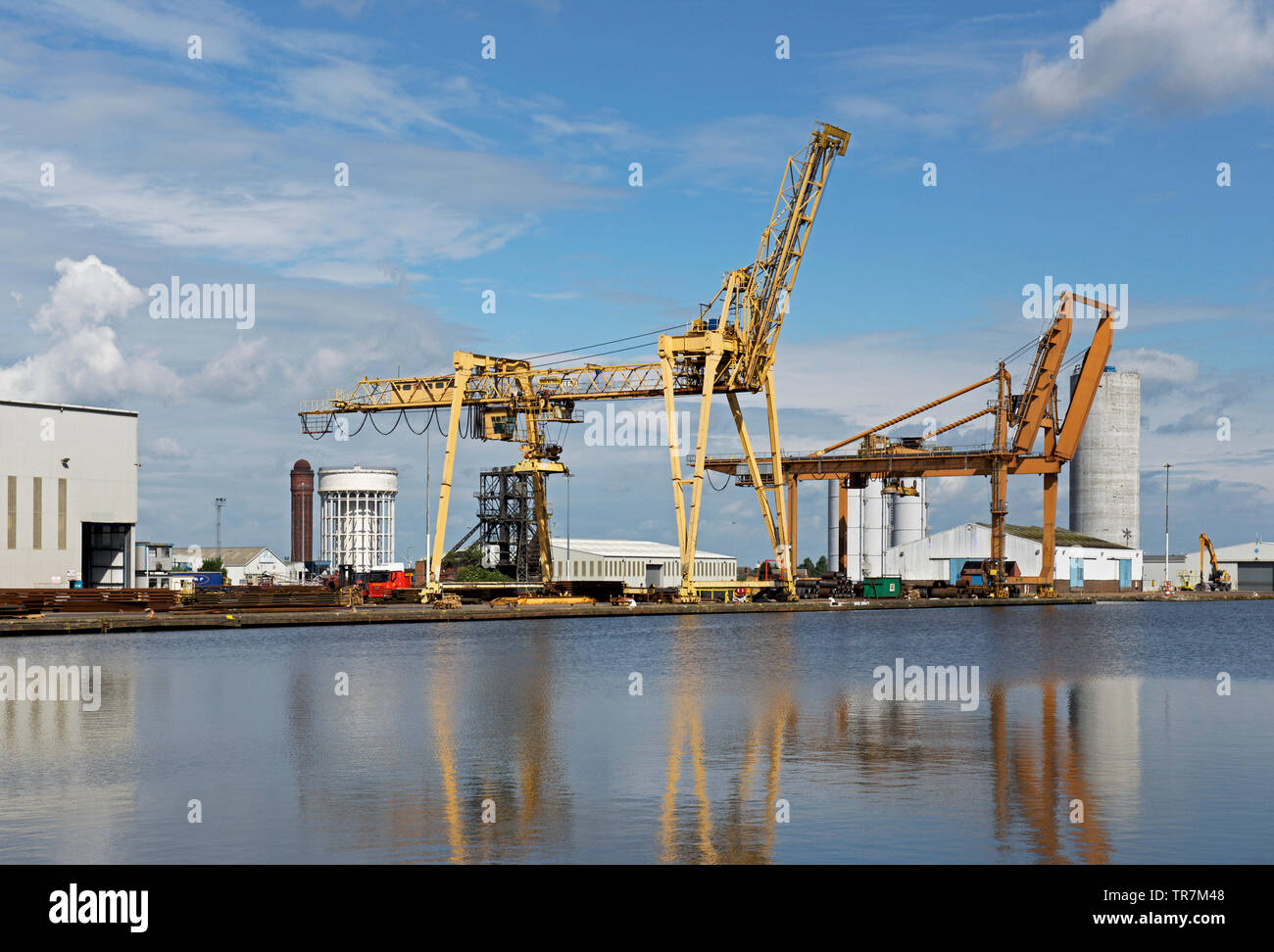Goole Docks, East Yorkshire, England UK Stock Photo - Alamy