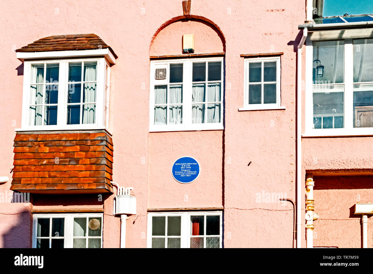 Benjamin britten blue plaque hi-res stock photography and images - Alamy