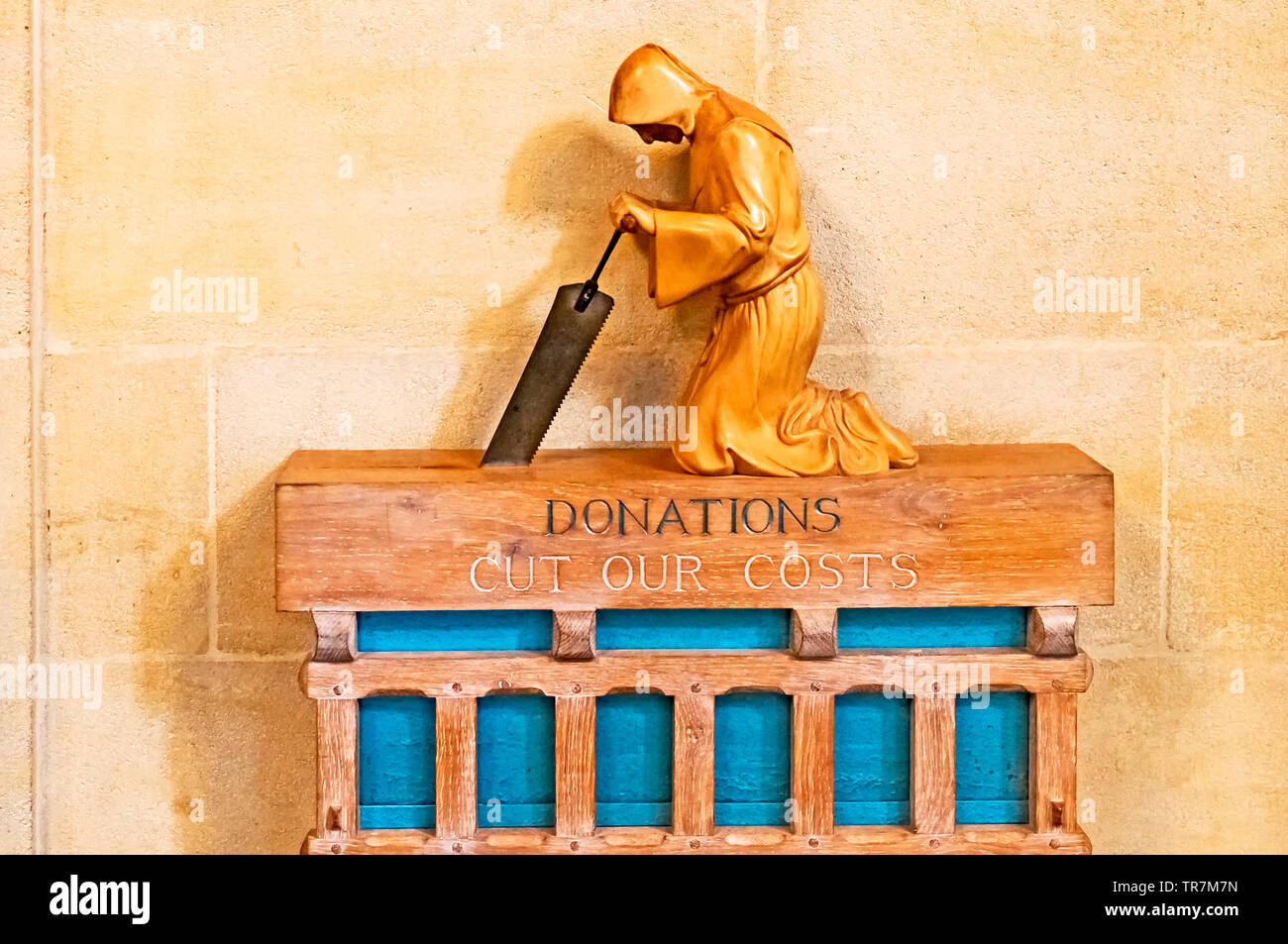 Church donation box hi-res stock photography and images - Alamy