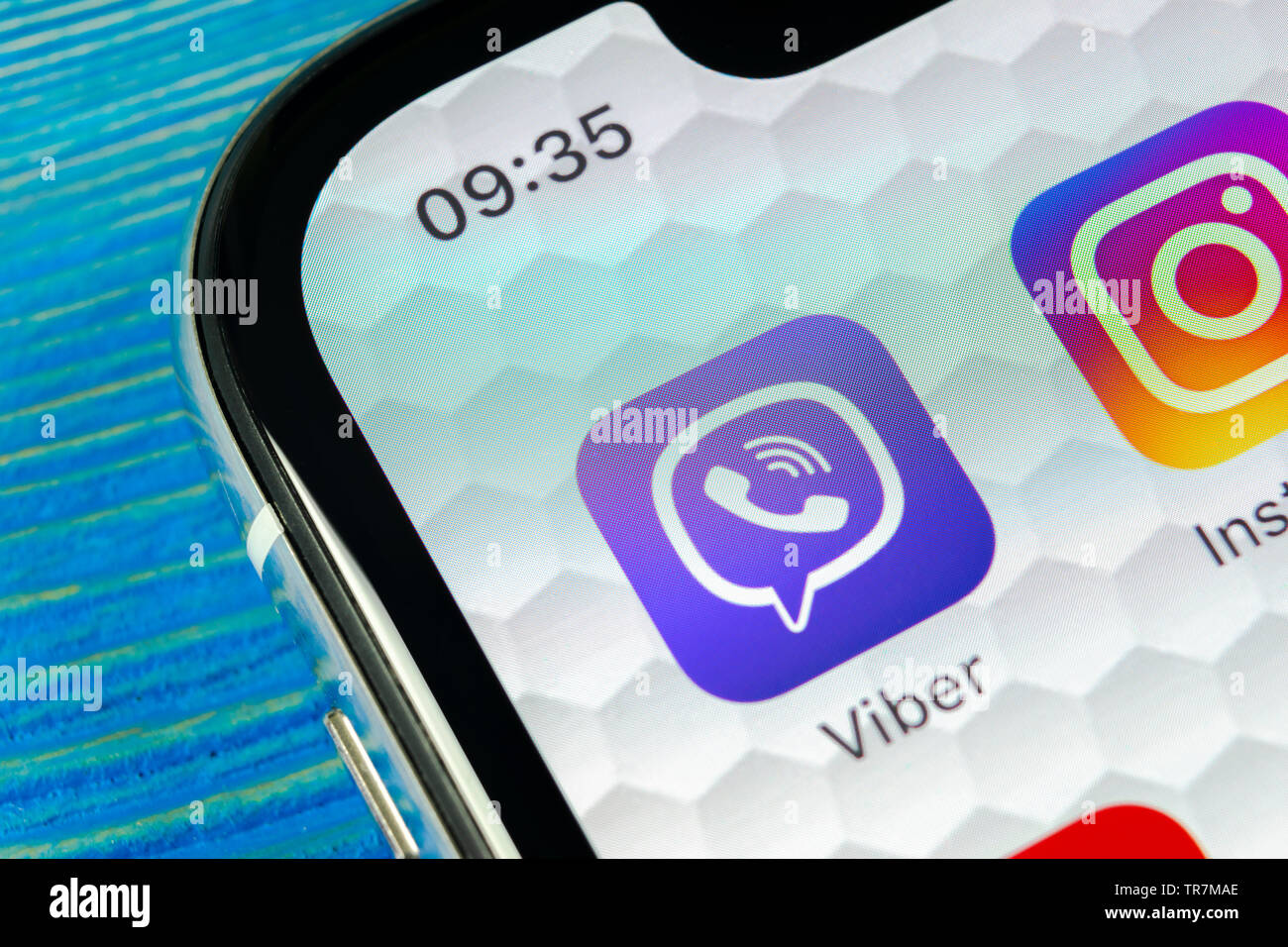 Viber logo icon app hi-res stock photography and images - Alamy