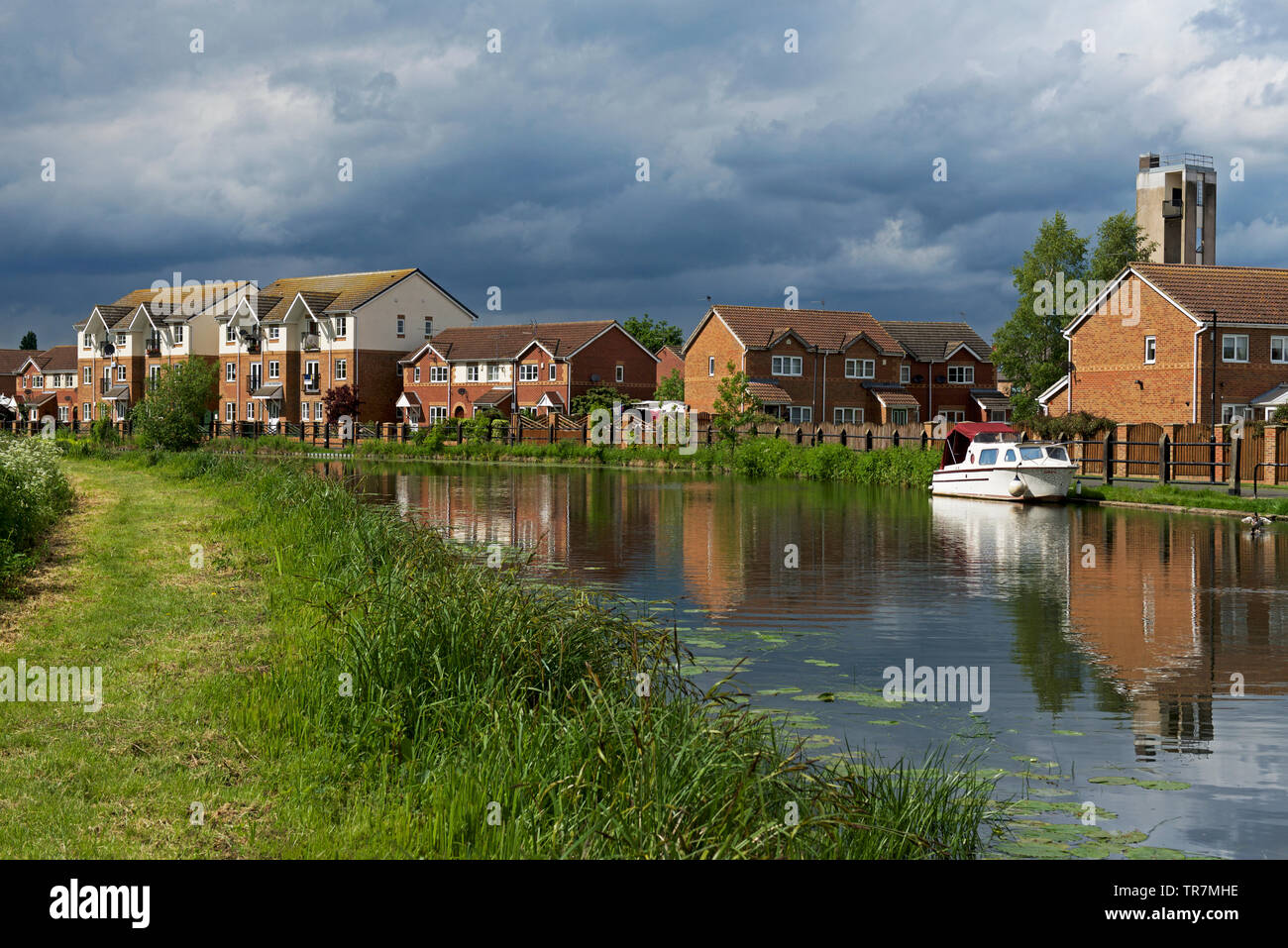The Stainforth & Keadby Canal, at Thorne, South Yorkshire, England UK ...