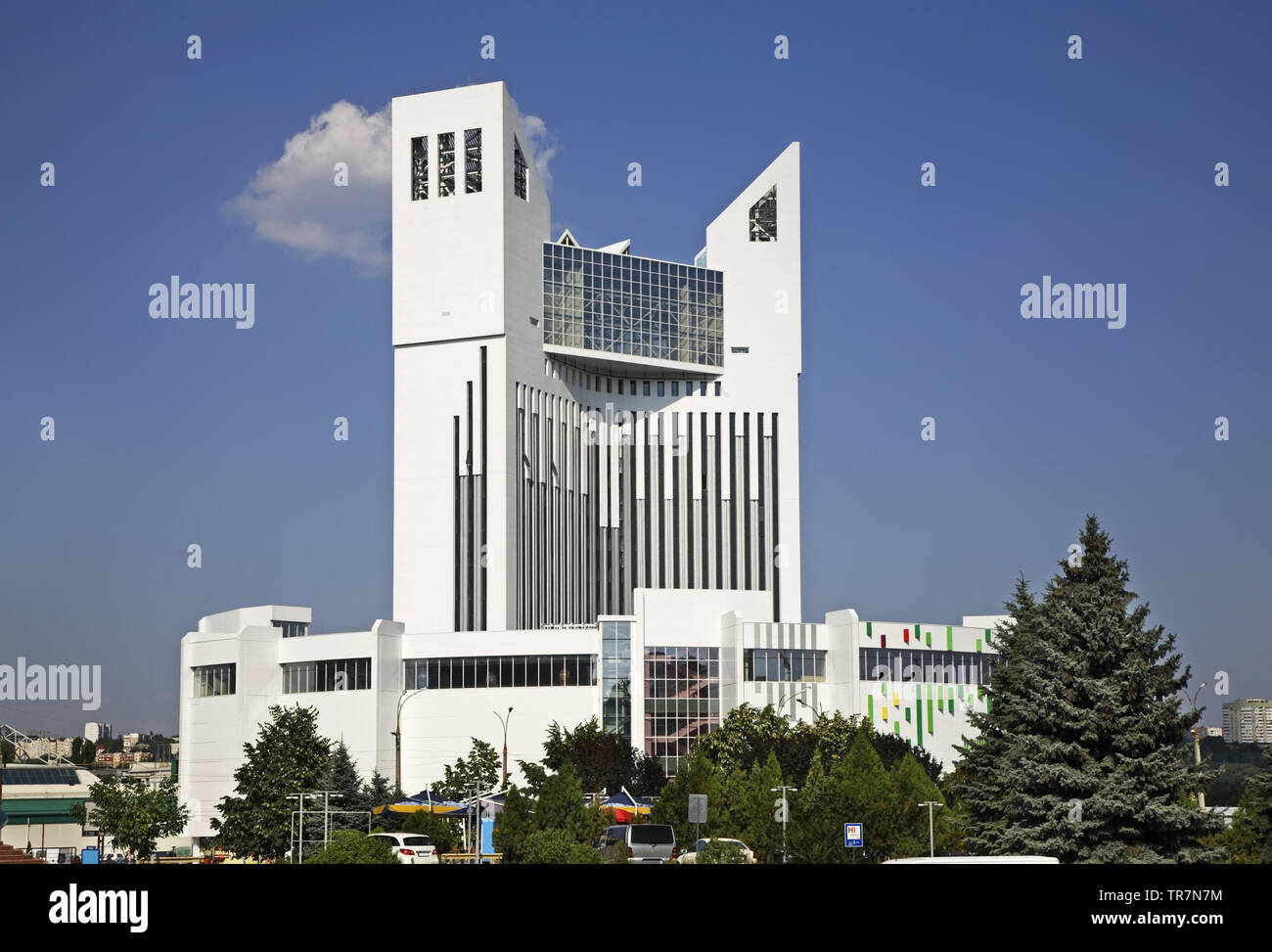 Mall Atrium in Kishinev. Moldova Stock Photo - Alamy