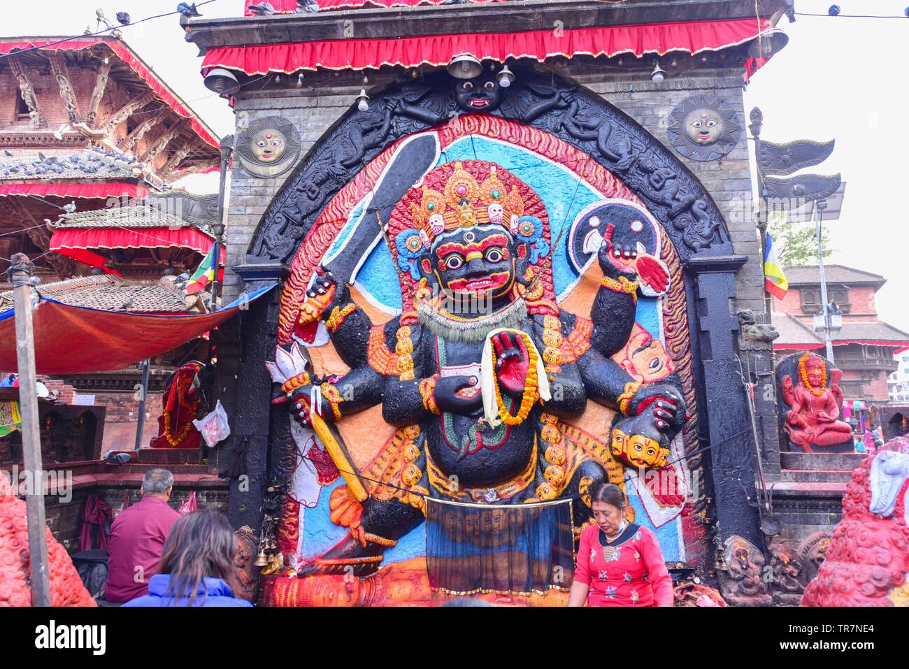 Kala bhairava temple hi-res stock photography and images - Alamy