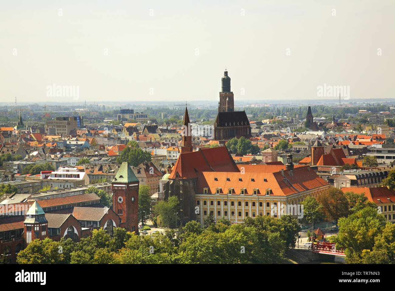 Panoramic view of Wroclaw. Poland Stock Photo - Alamy