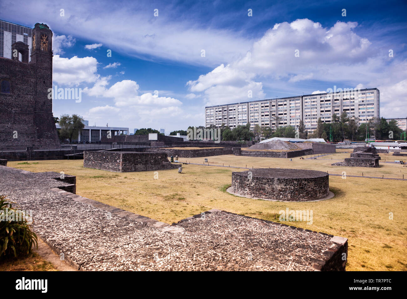 Plaza de las Tres Culturas (Three Culture Square) at Tlatelolco ...