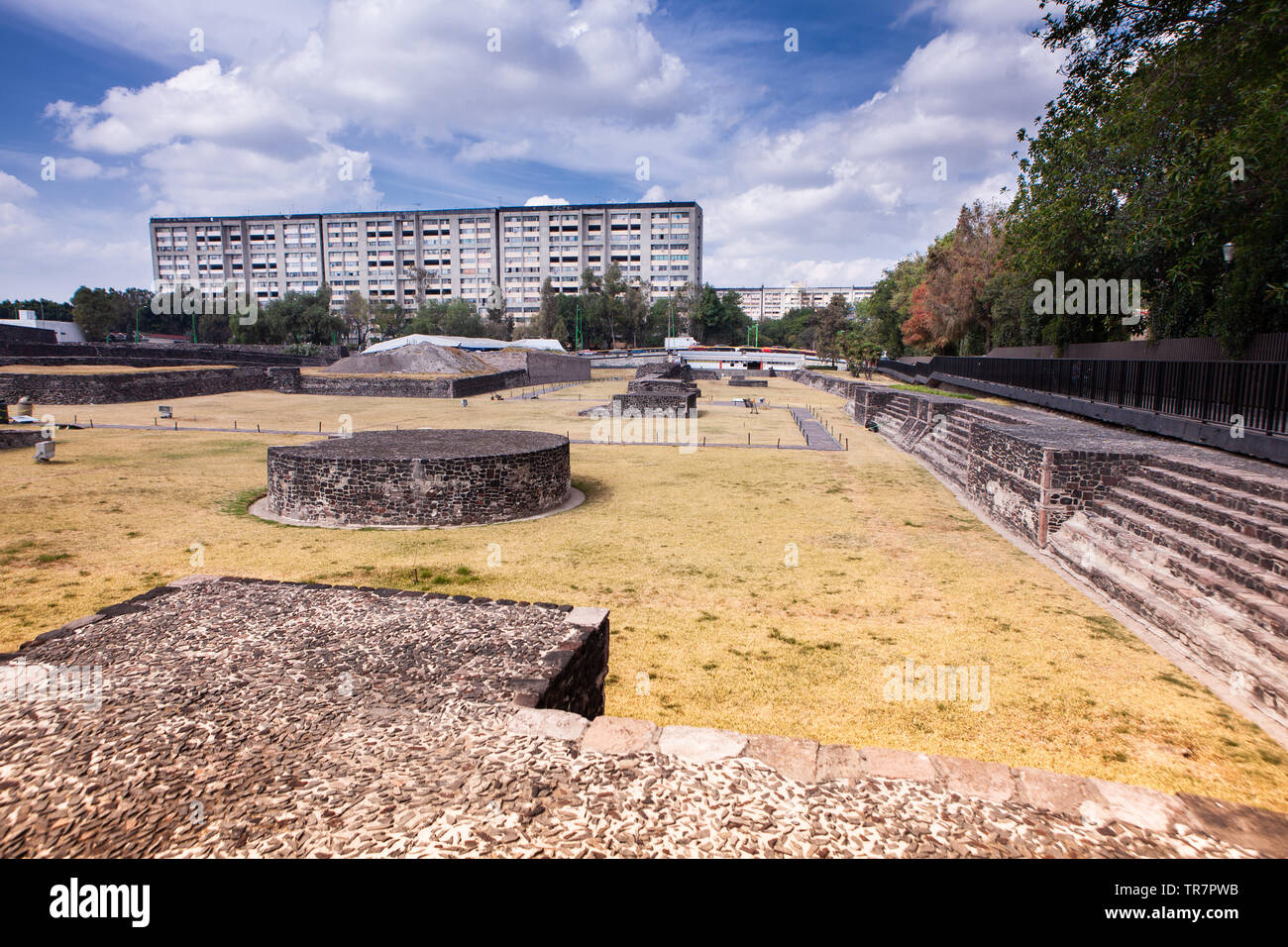Plaza de las Tres Culturas (Three Culture Square) at Tlatelolco ...