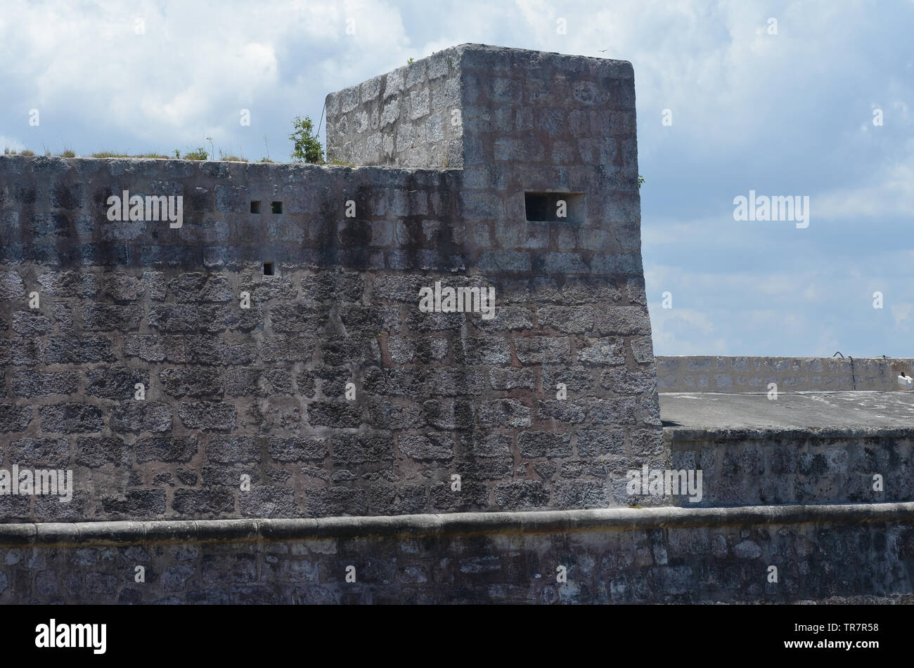 Morro Fortress in Havana Bay, an example of Spanish colonial defensive ...