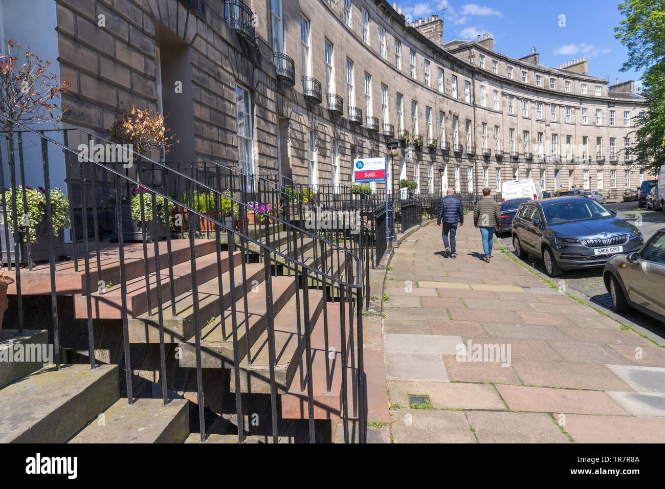 Royal Circus in the Stockbridge area of Edinburghs New Town Stock Photo ...