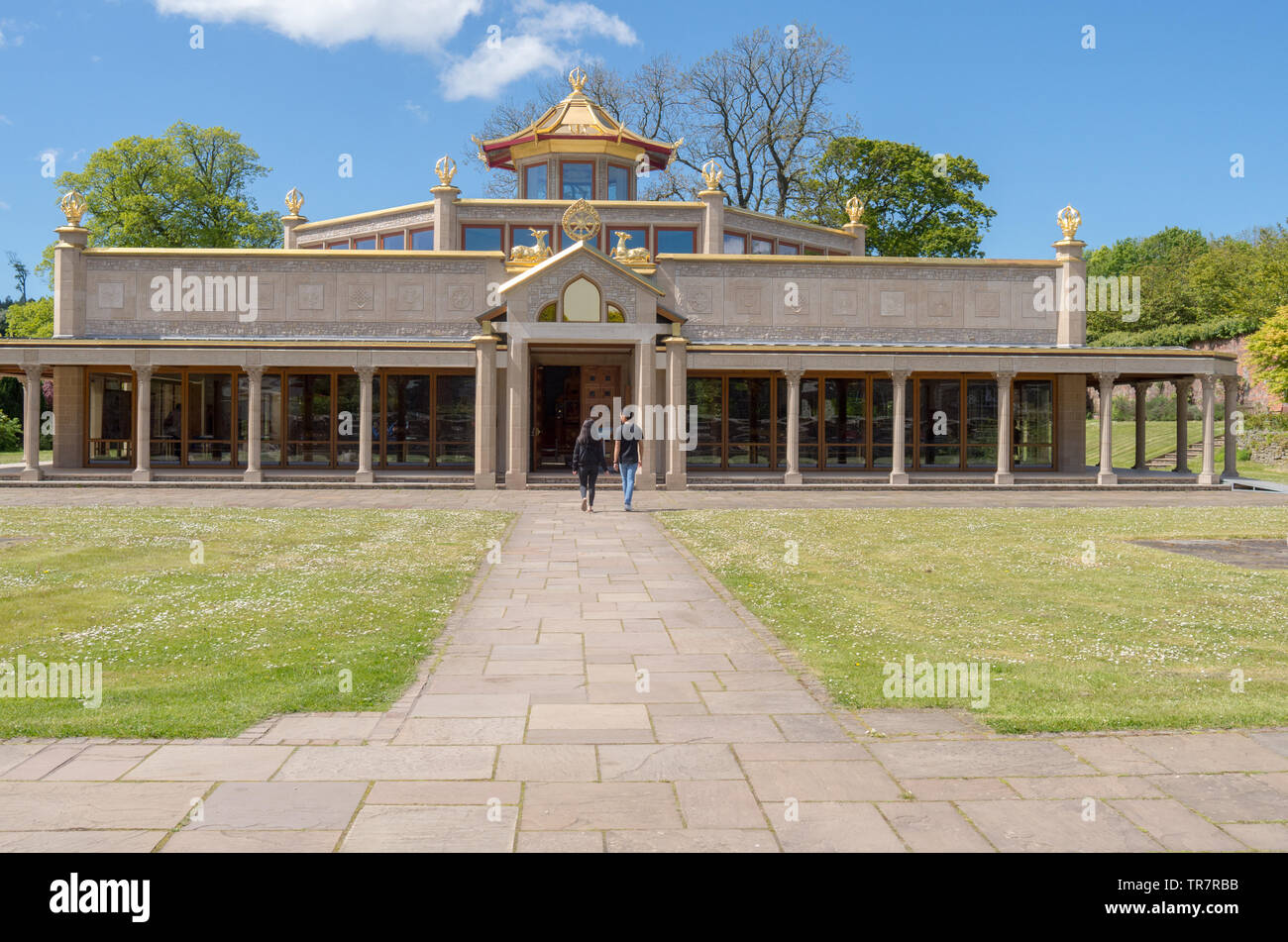 The Temple at The Bhuddist Manjushri Kadampa Meditation Centre at ...