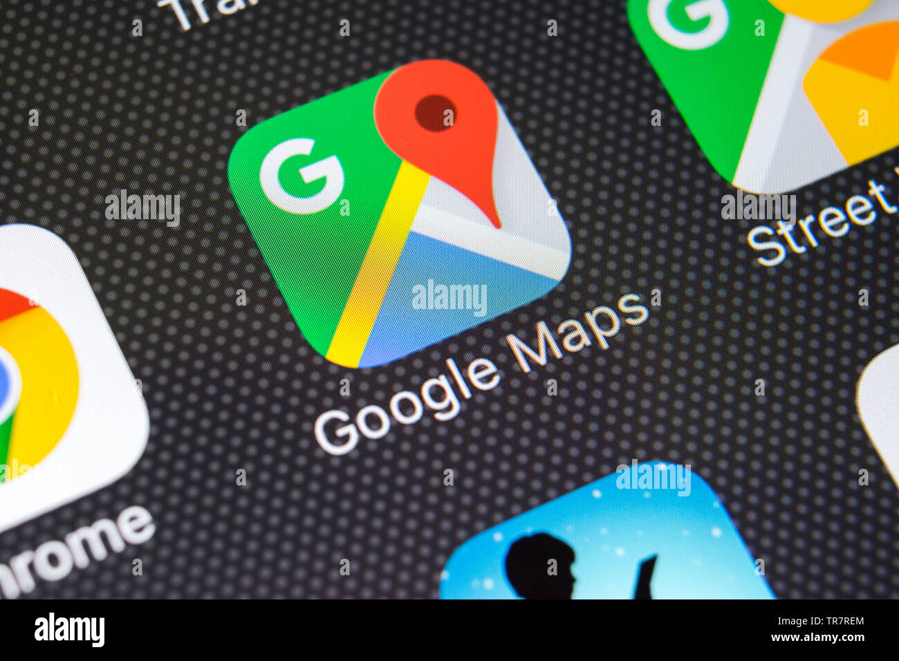 Google maps icon hi-res stock photography and images - Alamy