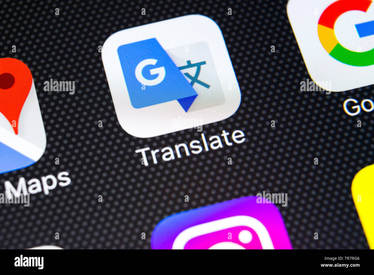 Google translate app icon hi-res stock photography and images - Alamy