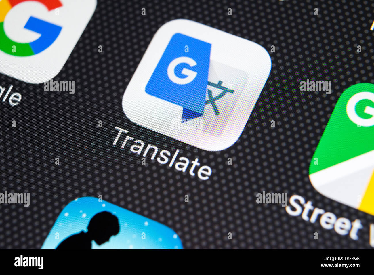 Google translate app icon hi-res stock photography and images - Alamy