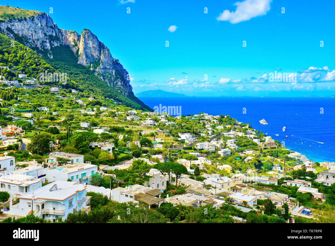 Capri town center hi-res stock photography and images - Alamy