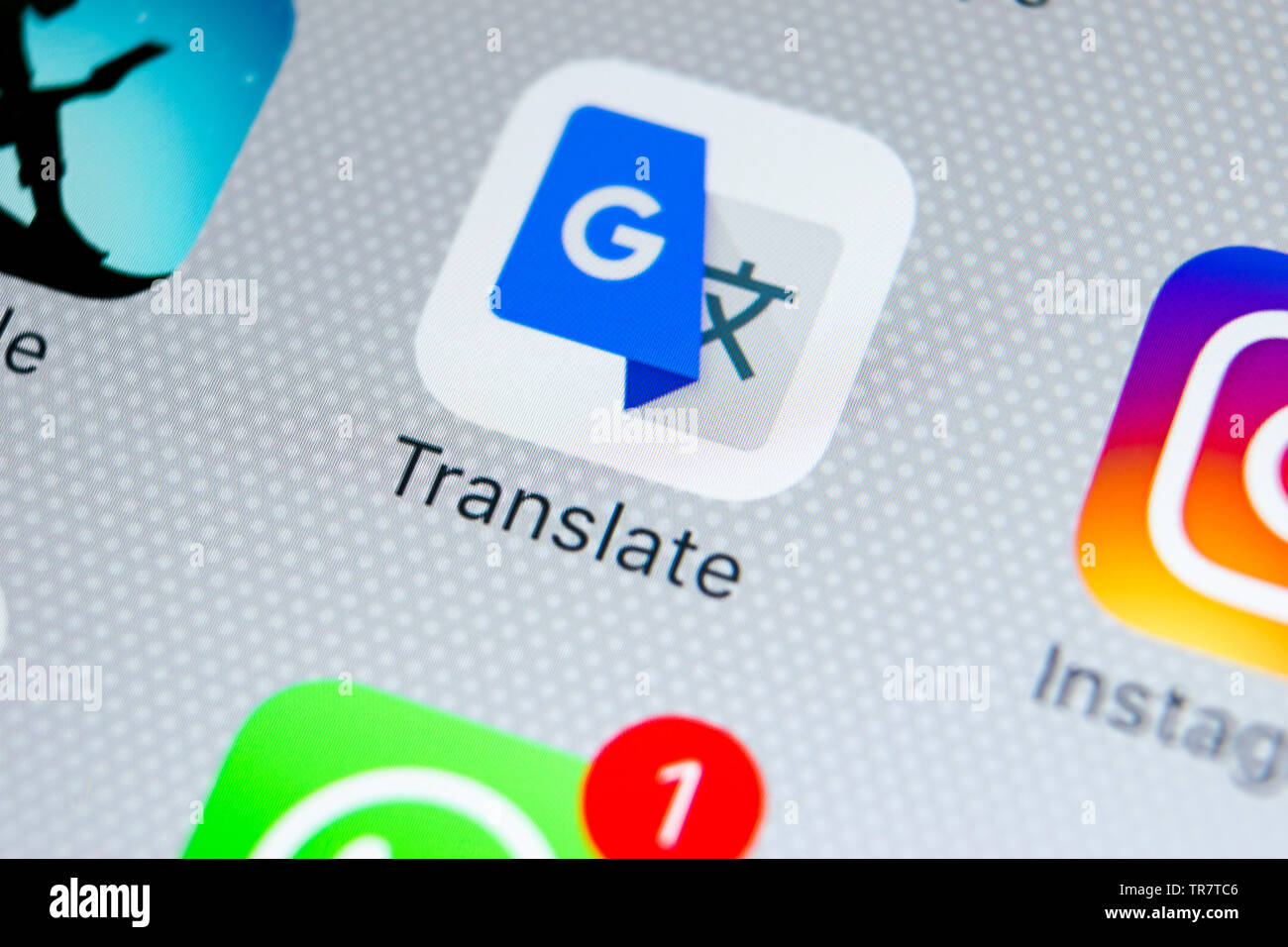Google translate app icon hi-res stock photography and images - Alamy